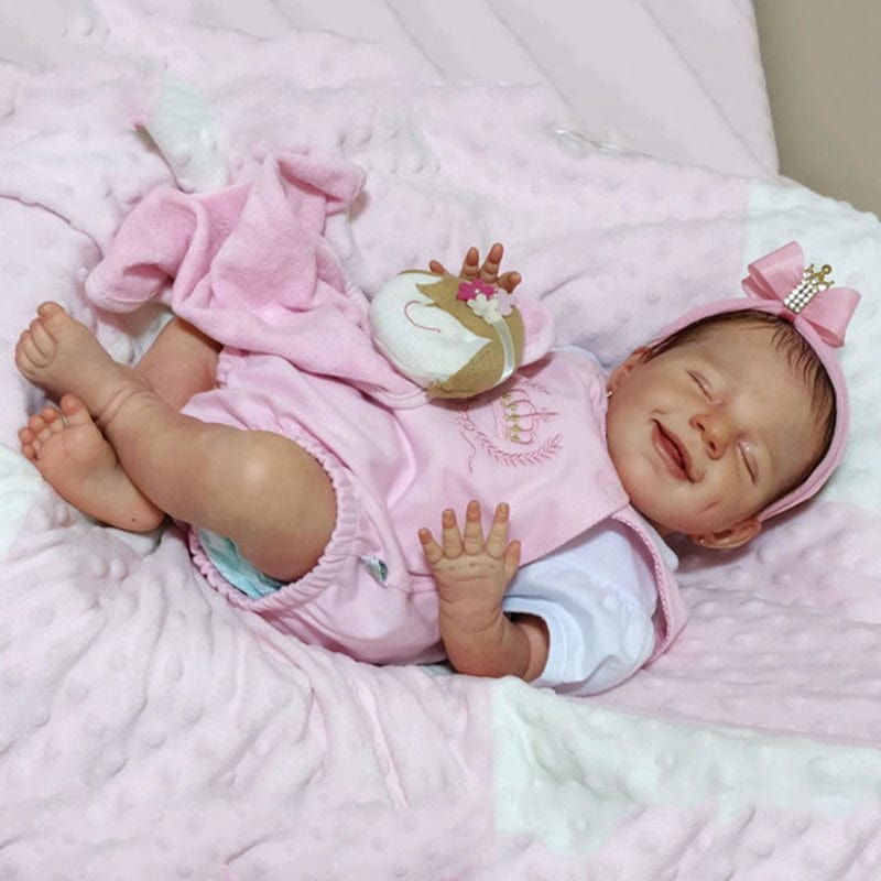 Reborn Baby Girl Dolls UK – Closed Eyes & Weighted – Reborn Baby UK ...