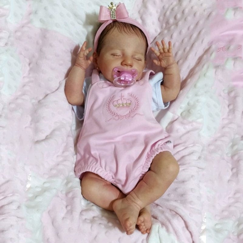 Reborn Baby Girl Dolls UK – Closed Eyes & Weighted – Reborn Baby UK ...